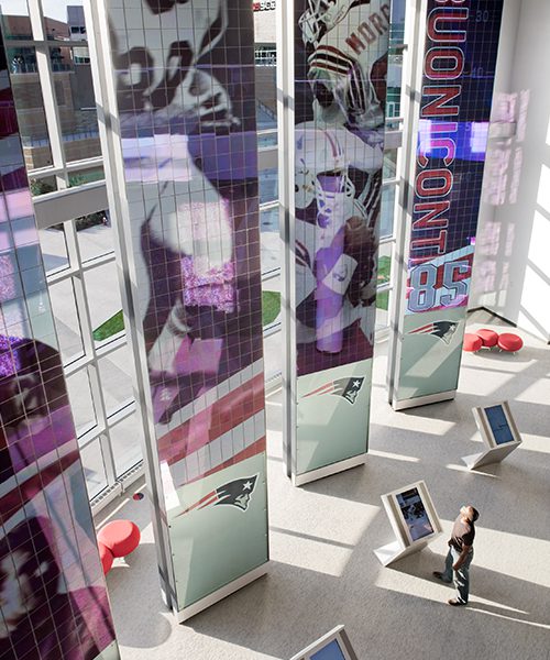 The Patriots Hall of Fame: Architecture and Exhibits | CambridgeSeven