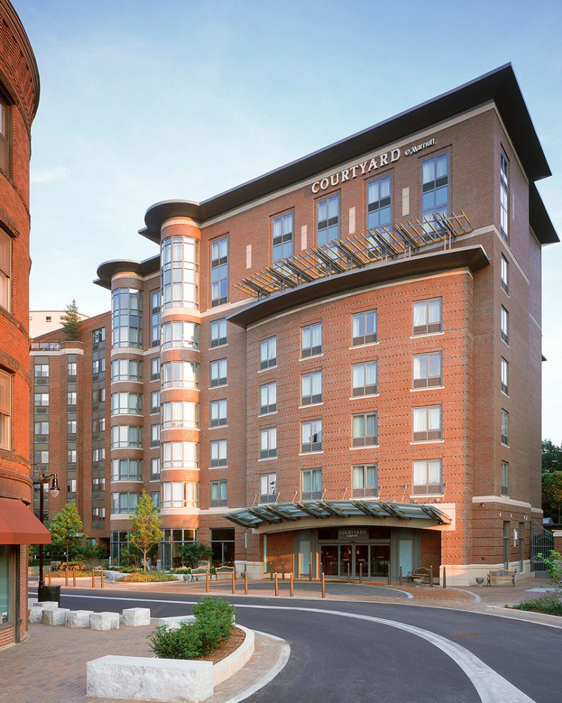 Brookline Courtyard Marriott Hotel Design | CambridgeSeven