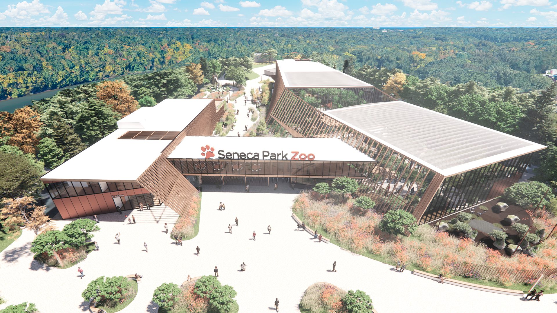 Seneca Park Zoo Entry and Tropics Pavilion | CambridgeSeven