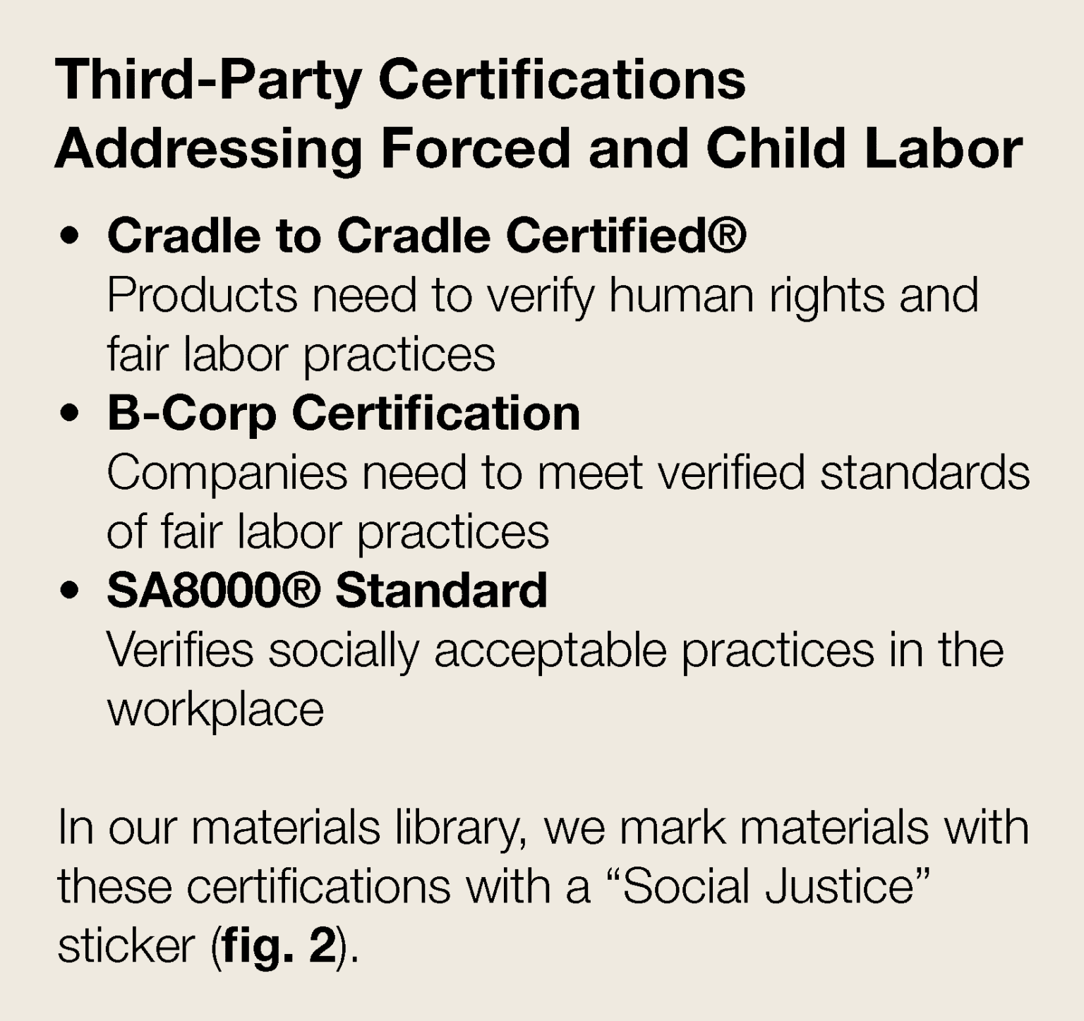 Building Empathy By Developing an Ethically Sourced Materials Policy ...